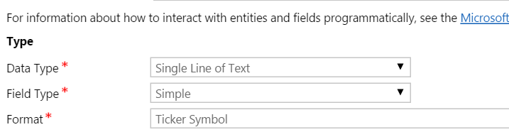 What is ‘Ticker Symbol’ field format in Microsoft CRM? – Dynatecon ...