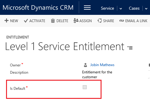 How to set default Entitlement during Case Creation in CRM 2016 ...