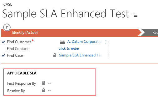‘First Response By’ and ‘Resolve By’ fields are not getting populated on case form for enhanced ...
