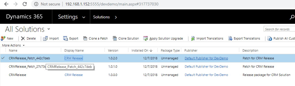 Clone Solution vs Clone Patch in Dynamics 365 – Release management ...
