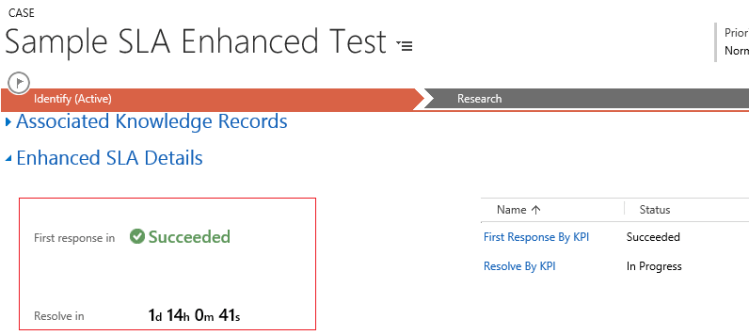 ‘First Response By’ and ‘Resolve By’ fields are not getting populated on case form for enhanced ...