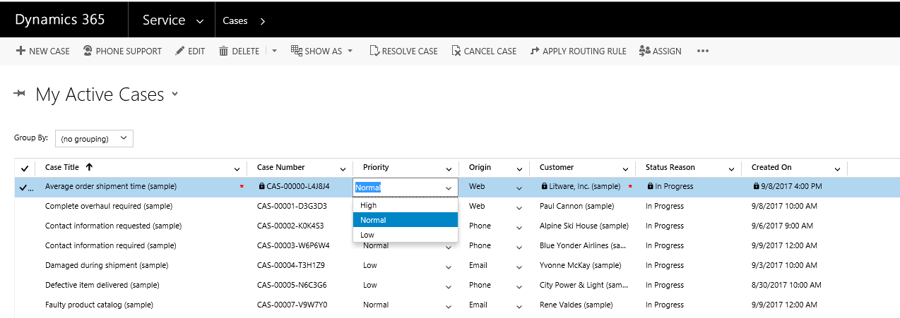 Editable Grid available in CRM On Premise- Dynamics 365 Update 2.1 ...