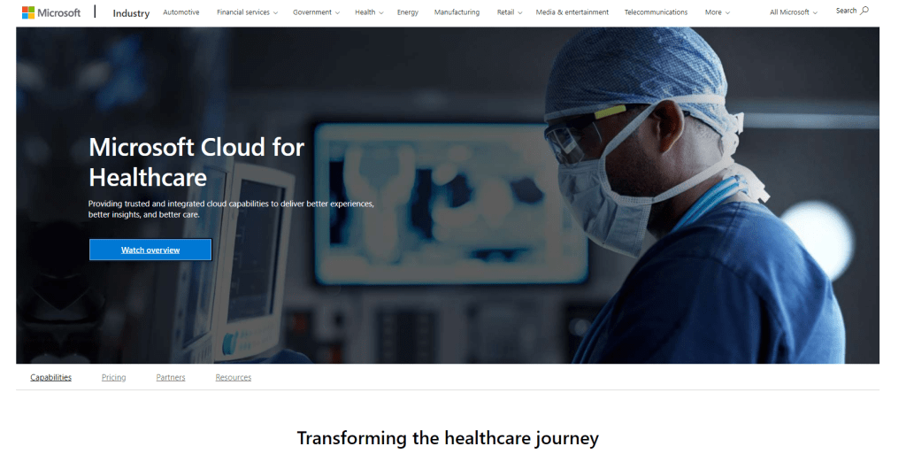 ‘Microsoft Cloud for Healthcare’ is the replacement for ‘Dynamics 365 ...