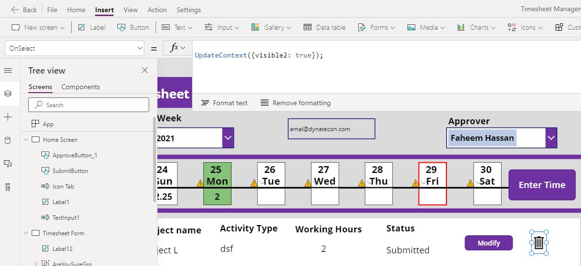 Delete confirmation Dialog in PowerApps Canvas App – Dynatecon Solutions