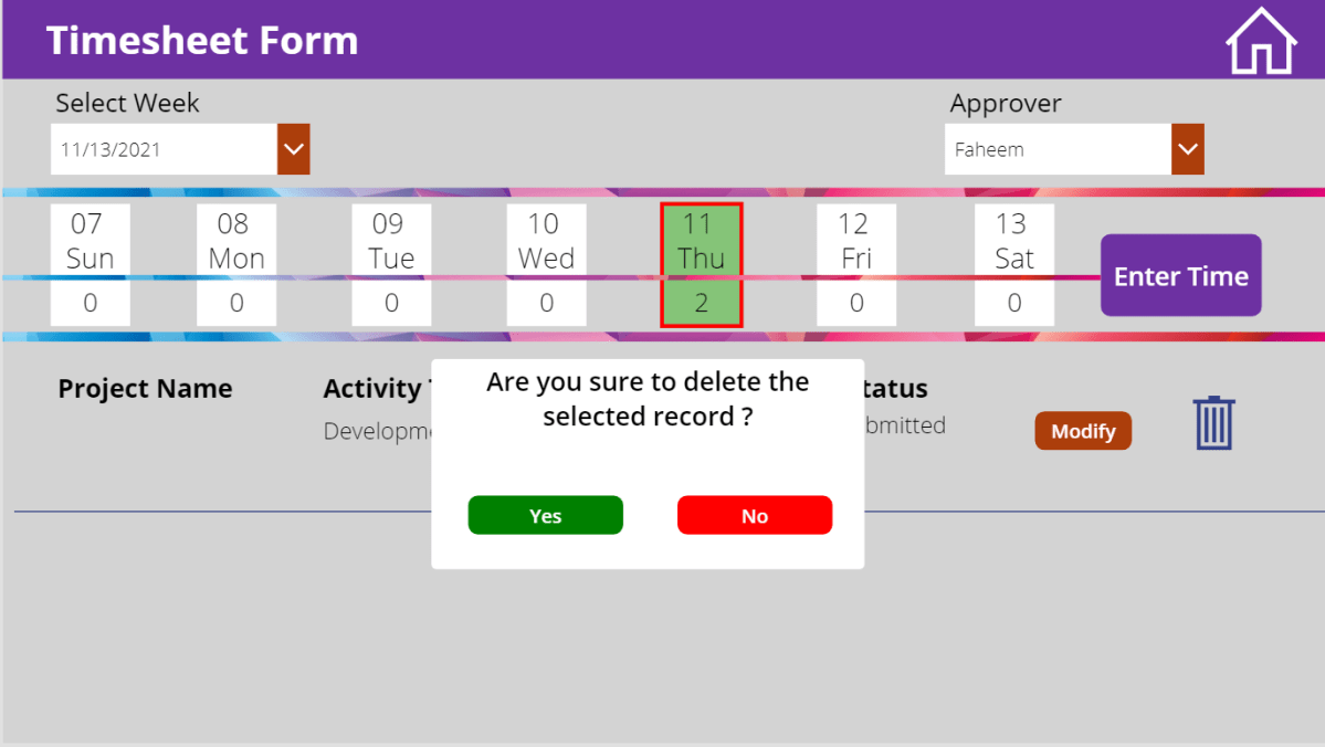 Delete confirmation Dialog in PowerApps Canvas App – Dynatecon Solutions