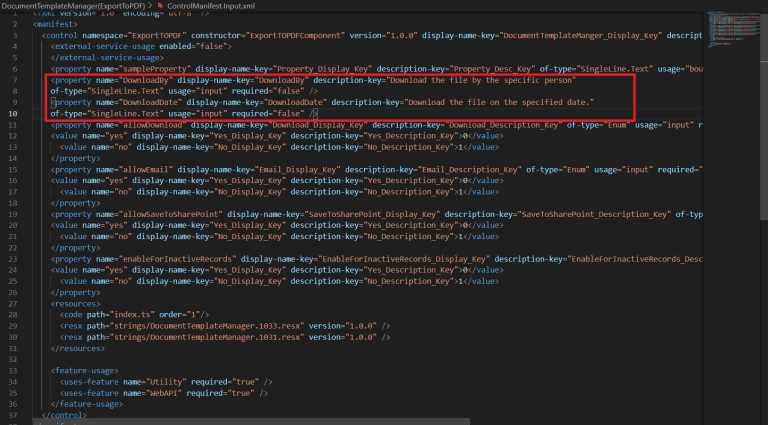 How to include ‘Document Template’ Downloading User’s name and Timestamp in Power Apps using PCF ...