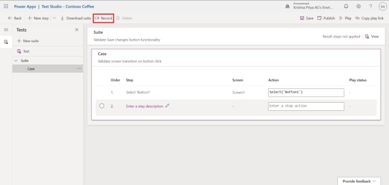 How to test Canvas App using Power App Test Studio – Dynatecon Solutions
