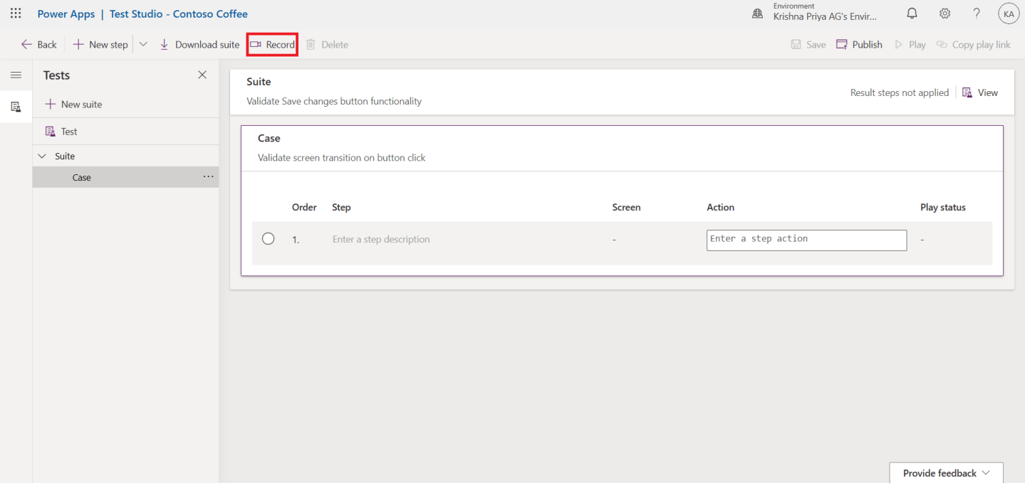 How to test Canvas App using Power App Test Studio – Dynatecon Solutions