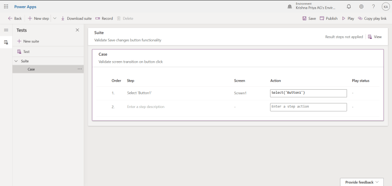 How to test Canvas App using Power App Test Studio – Dynatecon Solutions