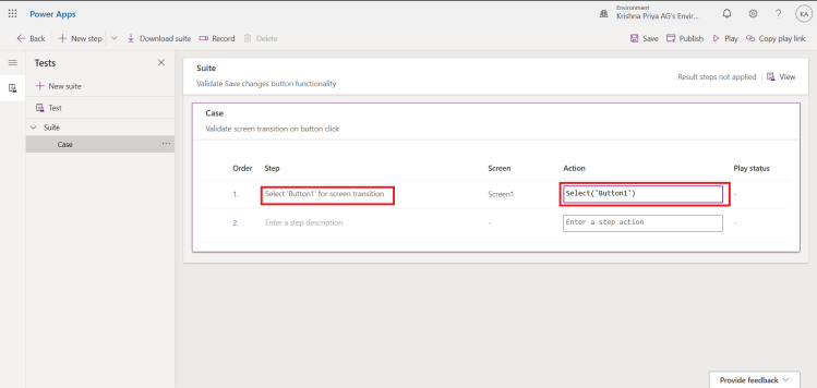 How to test Canvas App using Power App Test Studio – Dynatecon Solutions