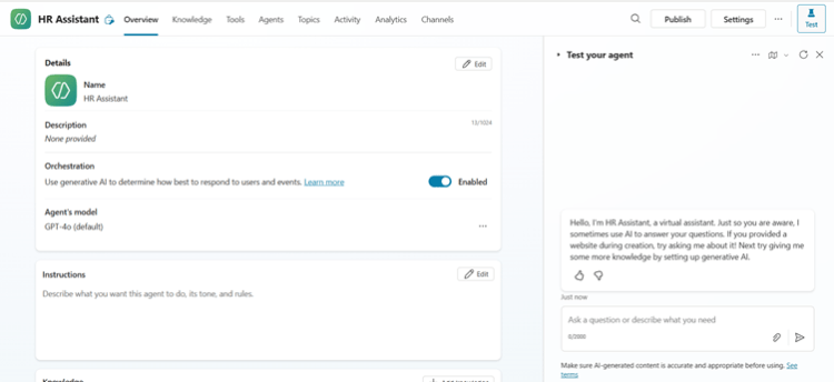 Building the HR Assistant Copilot Agent – A Smart HR Solution with ...
